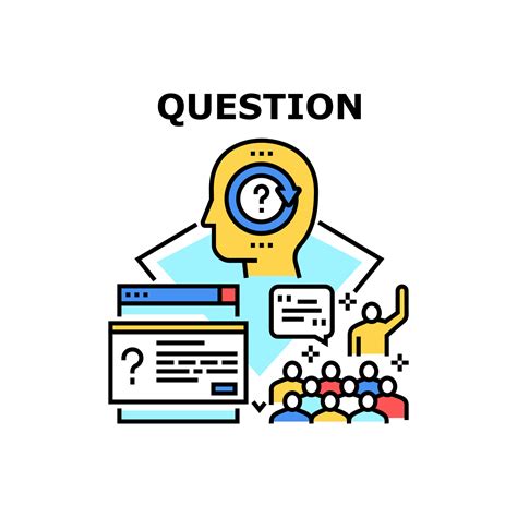 Question Ask Vector Concept Color Illustration 9756084 Vector Art At