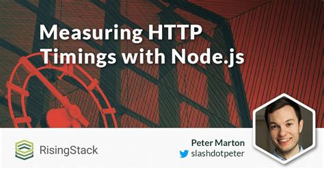 Understanding And Measuring Timings With Nodejs Rnode