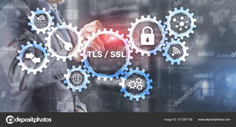 Transport Layer Security Secure Socket Layer TLS SSL Stock Photo