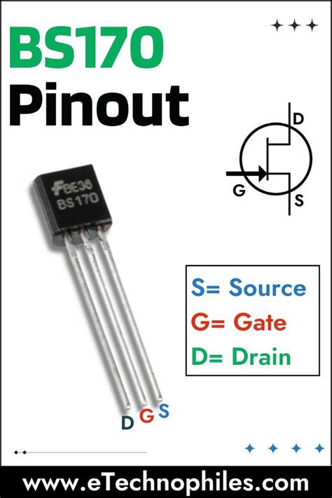 Bs170 Pinout In Detail Electronic Circuit Design Electronics Mini