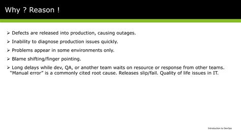 Introduction To Devops Pptx Web Development Internet