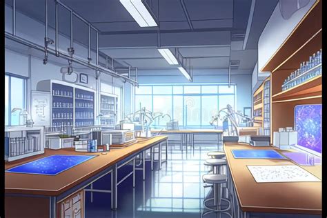 Modern Microbiological Or Biochemical Laboratory Ai Generated Stock