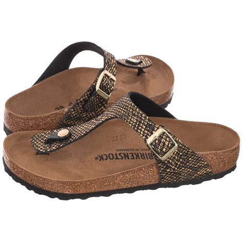 Japonki Birkenstock Gizeh BS Shiny Python Black W ButSklep Pl
