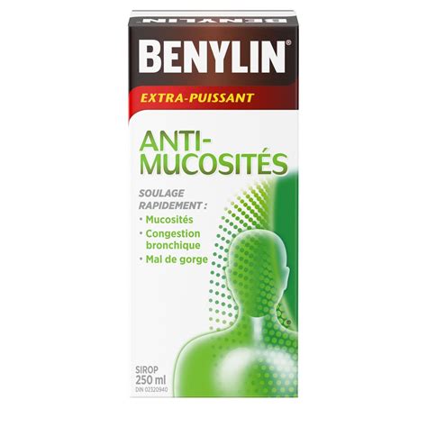Benylin Extra Strength Mucus And Phlegm Syrup Plus Cough Control 250ml