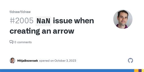 `nan` issue when creating an arrow · issue 2005 · tldraw tldraw · github