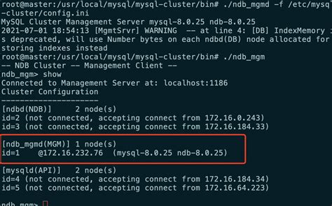 Mysqlcluster集群搭建及使用mysql Cluster Csdn博客