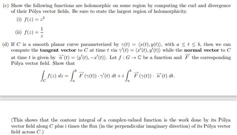 solved 3 to a complex function f gc where f x y u i