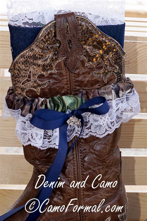 Bride And Groom Camo Guns Roses Wedding Garter Camouflage Prom