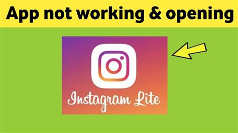 Instagram Lite App Not Working And Opening Problem Solved Youtube