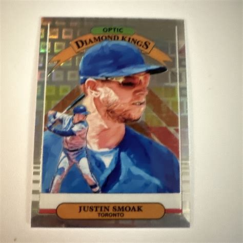 2019 Panini Donruss Optic Diamond Kings Pandora Prizm 99 Justin Smoak