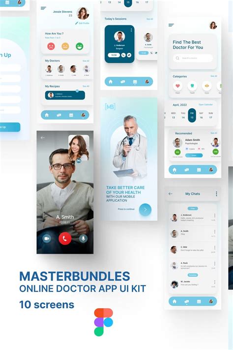 Online Doctor App Ui Kit Artofit