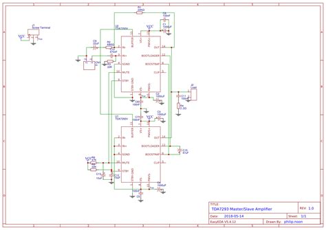 Tda7293 Amplifier Easyeda Open Source Hardware Lab