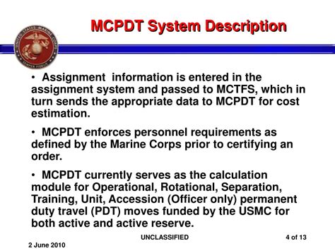 Ppt Marine Corps Permanent Duty Travel Mcpdt Powerpoint