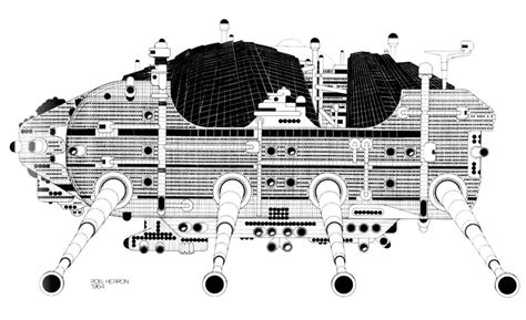 Archigram Walking City Google Search COLLAGE Pinterest Walking
