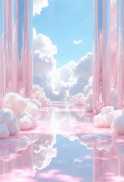 파스텔 판타지 초현실적인 꿈 Ai 생성 이미지