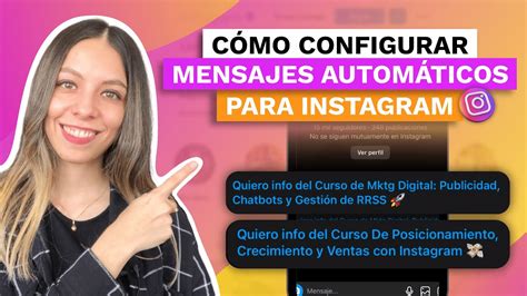 Como Activar Respuestas Automaticas En Instagram Youtube