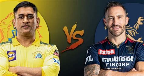 Csk Vs Rcb Head To Head Most Runs Most Wickets And All Details Of Rcb