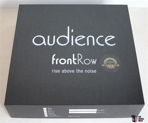 Audience Frontrow Loudspeaker Cables Banana Pair 2m Like New Photo