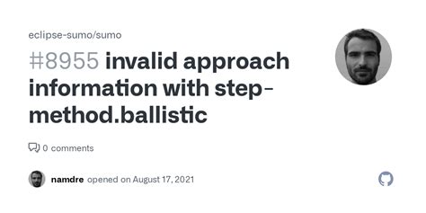 Invalid Approach Information With Step Methodballistic · Issue 8955
