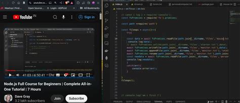Ilanchezhian M On Linkedin Nodejs Learning Day 1 Basics Of Nodejs Using Promises And Async And