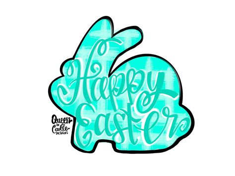 TEMPLATE Easter Template Door Hanger Template DIY Door Etsy