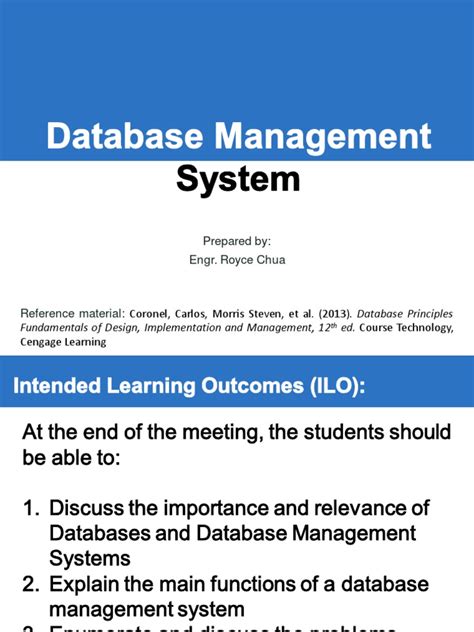 introduction to database management systems pdf relational model