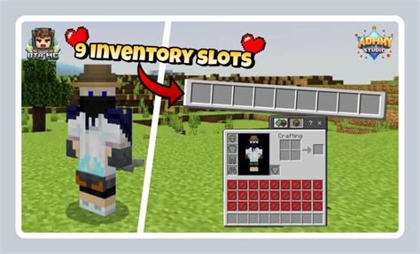 Minecraft But You Only Have 9 Inventory Slots Minecraft Addon