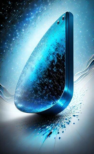 Premium Ai Image Blue Artistic Abstract Backgorund