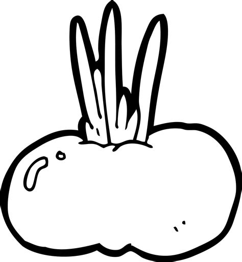 Vegetales De Dibujos Animados De Dibujo Lineal 12701979 Vector En Vecteezy