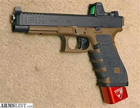 Armslist For Sale Glock 34 Gen4 Fde Rmr Custom Work And Lots More