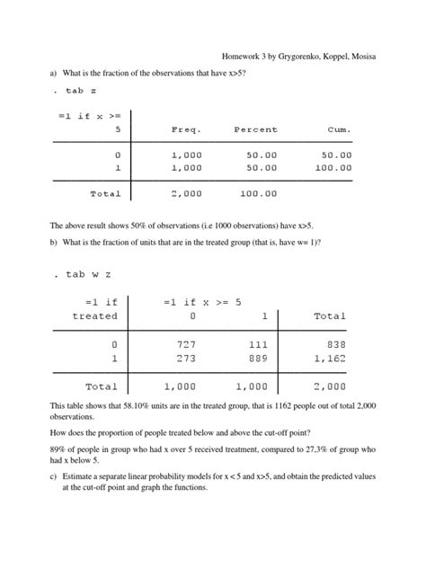 Homework 3 Pdf Coefficient Of Determination Errors And Residuals