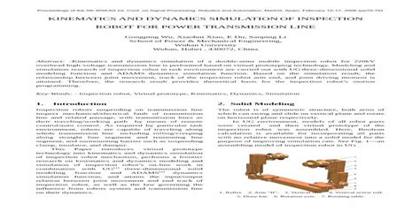 Pdf Kinematics And Dynamics Simulation Robot For Dokumentips