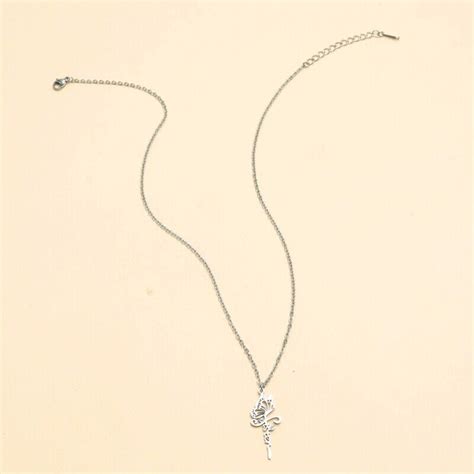 Hollow Pendant Clavicle Chain Dainty Stainless Steel Chain Cute Jewelry