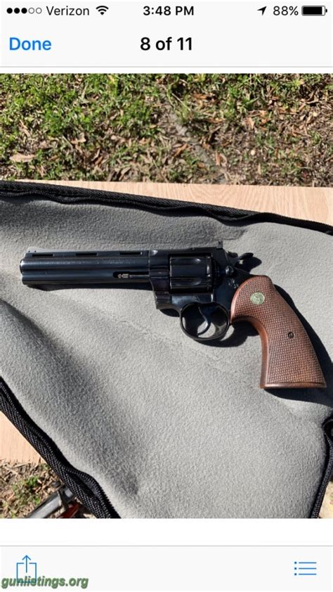 Pistols 1957 Colt Python 6 Inch
