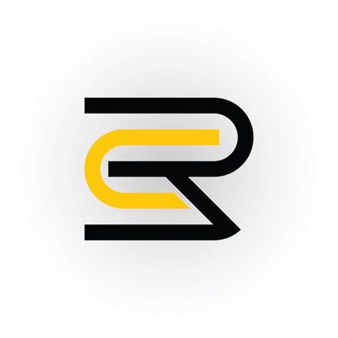 Premium Vector Abstract The Initial Letter Rs Or Sr In Black And