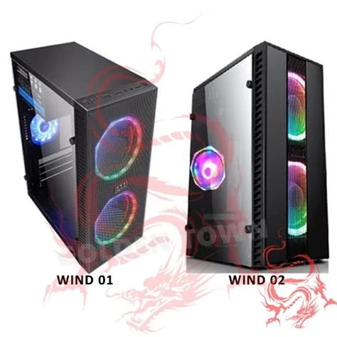 【ready Stock】 Inplay Wind 01 Matx Case Desktop Computer Gaming Case Cpu