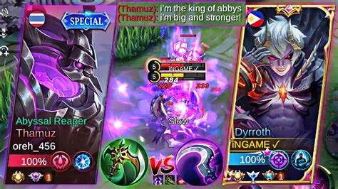 DYRROTH VS AGGRESSIVE THAMUZ PRINCE AGAINST KING WHO IS THE STRONGEST