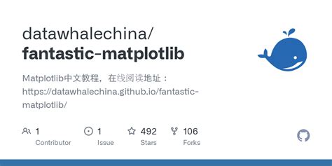 Github Datawhalechinafantastic Matplotlib Matplotlib中文教程，在线阅读地址：datawhalechina