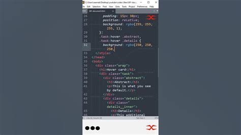 folding card html css youtube