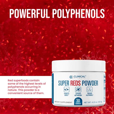 Super Reds Juice Powder Clinical Effects
