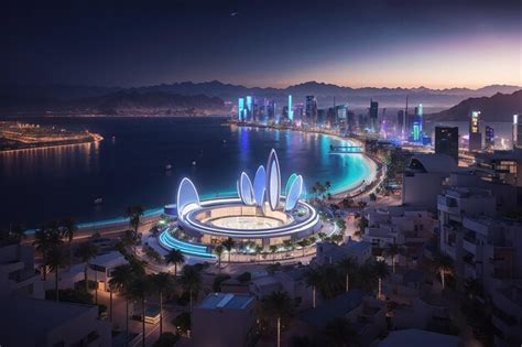 Premium Photo Neom Cityhigh Tech Neom