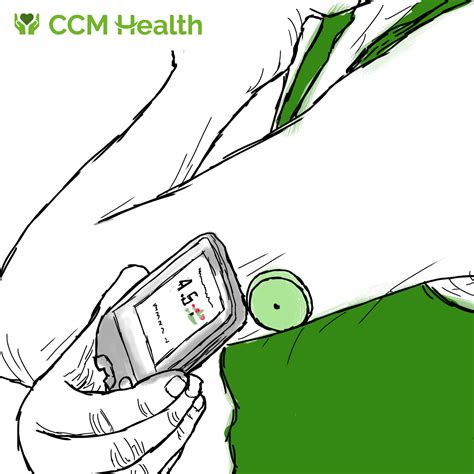 Ccm Health A Continuous Glucose Monitoring System Cgms Is A Compact Device That Tracks The