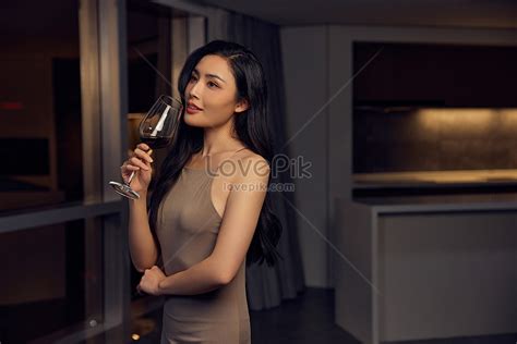 Beautiful Woman Drinking Red Wine Picture And Hd Photos Free Download