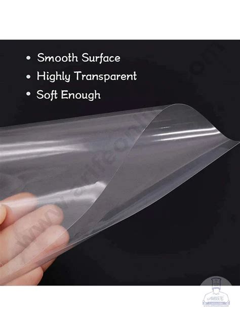 Cake Decor™ 20 Cm Collars Acetate Sheet Roll Clear Cake Pull Me Cake S