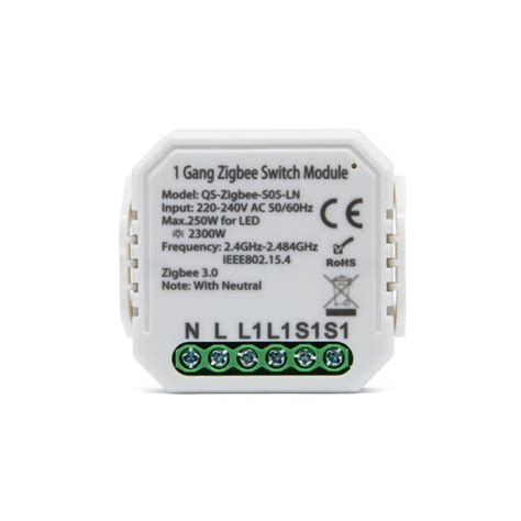 Tuya Zigbee Smart Switch Module Eu 220V 1 Gang Dra Grandado