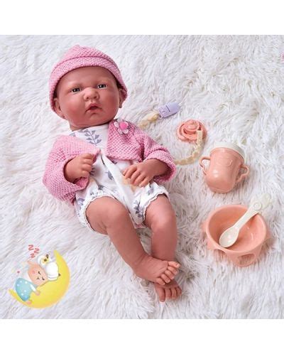 Игрален комплект Ocie - Реалистично бебе с аксесоари, 35 cm | Отлична ...