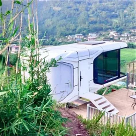 Modern Aluminum Design Mobile Steel Structure Fireproof Balcony Prefab