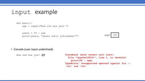 Csc 110 Spring 2018 Lecture 8 Input And Parameters Ppt Download
