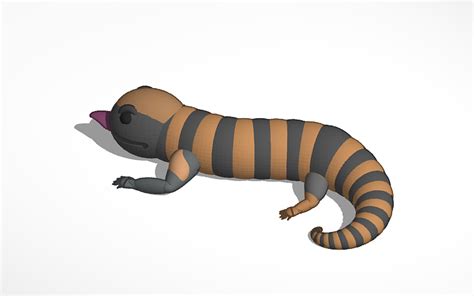 3d Design Lizard Tinkercad