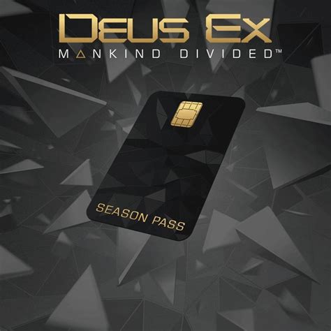 Deus Ex Mankind Divided Season Pass 2016 Playstation 4 Box Cover